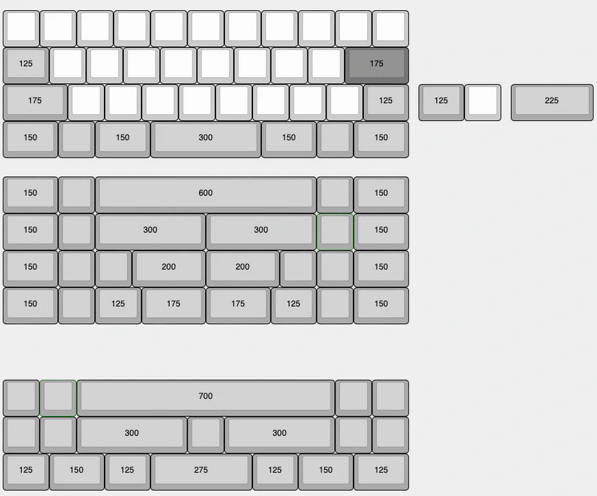 Detour 40% QAZ Keyboard Kit — RNDKBD