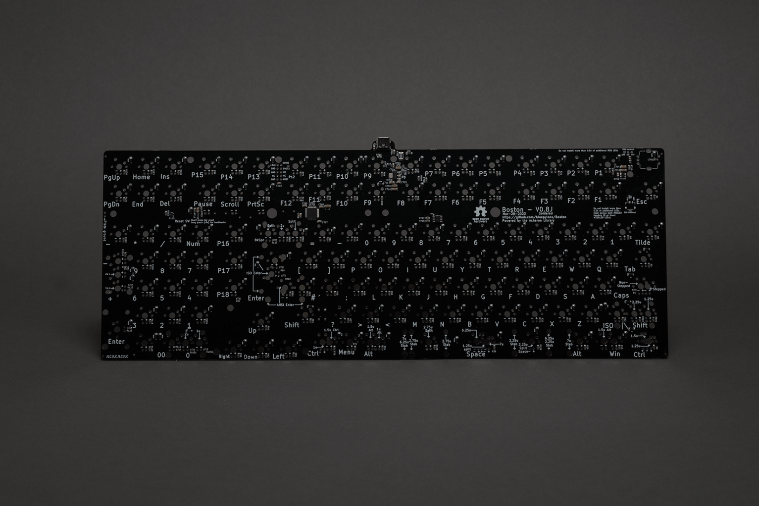Extra Plates and PCBs for 3D Printed Boston 120% — RNDKBD